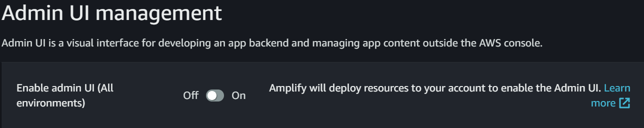Amplify AdminUI cannot open · Issue #319 · aws-amplify/amplify-studio · GitHub