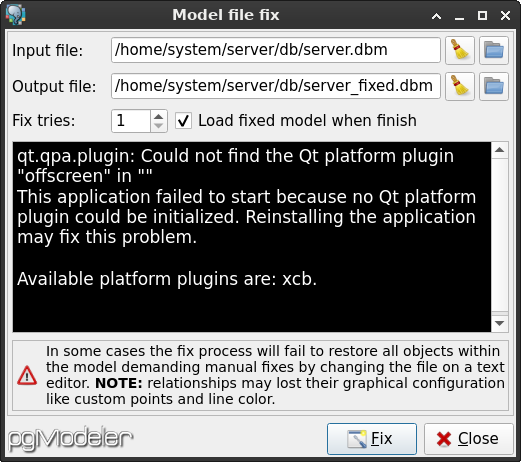 [0.9.4 AppImage] Error during loading of file from 0.9.3 · Issue #1655 · pgmodeler/pgmodeler ...