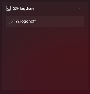 SSH keychain widget does not recognize pattern matching declarations · Issue #893 · microsoft ...