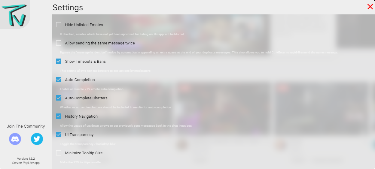 7TV Settings are completely unreadable in light mode · Issue #141 · SevenTV/Extension · GitHub