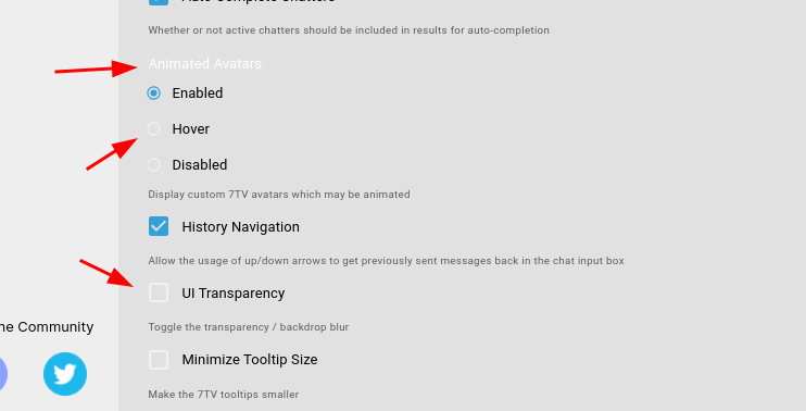 7TV Settings are completely unreadable in light mode · Issue #141 · SevenTV/Extension · GitHub