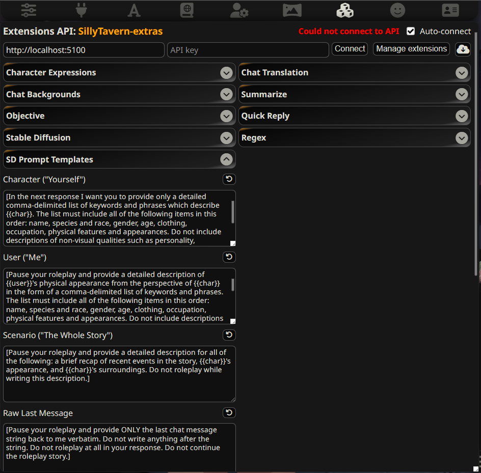 [Feature Request] Generating background on the fly · Issue #937 · SillyTavern/SillyTavern · GitHub