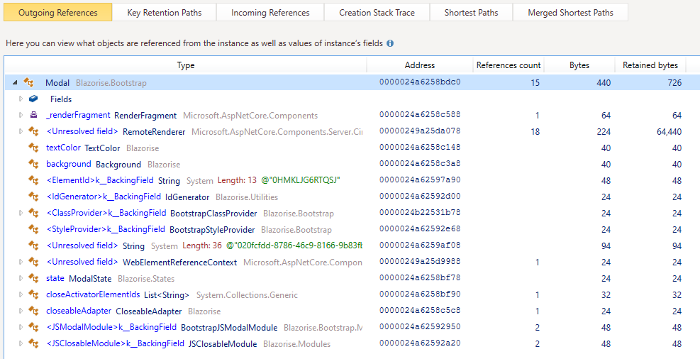 Modal has a memory leak (Blazor Server only) · Issue #4100 · Megabit/Blazorise · GitHub