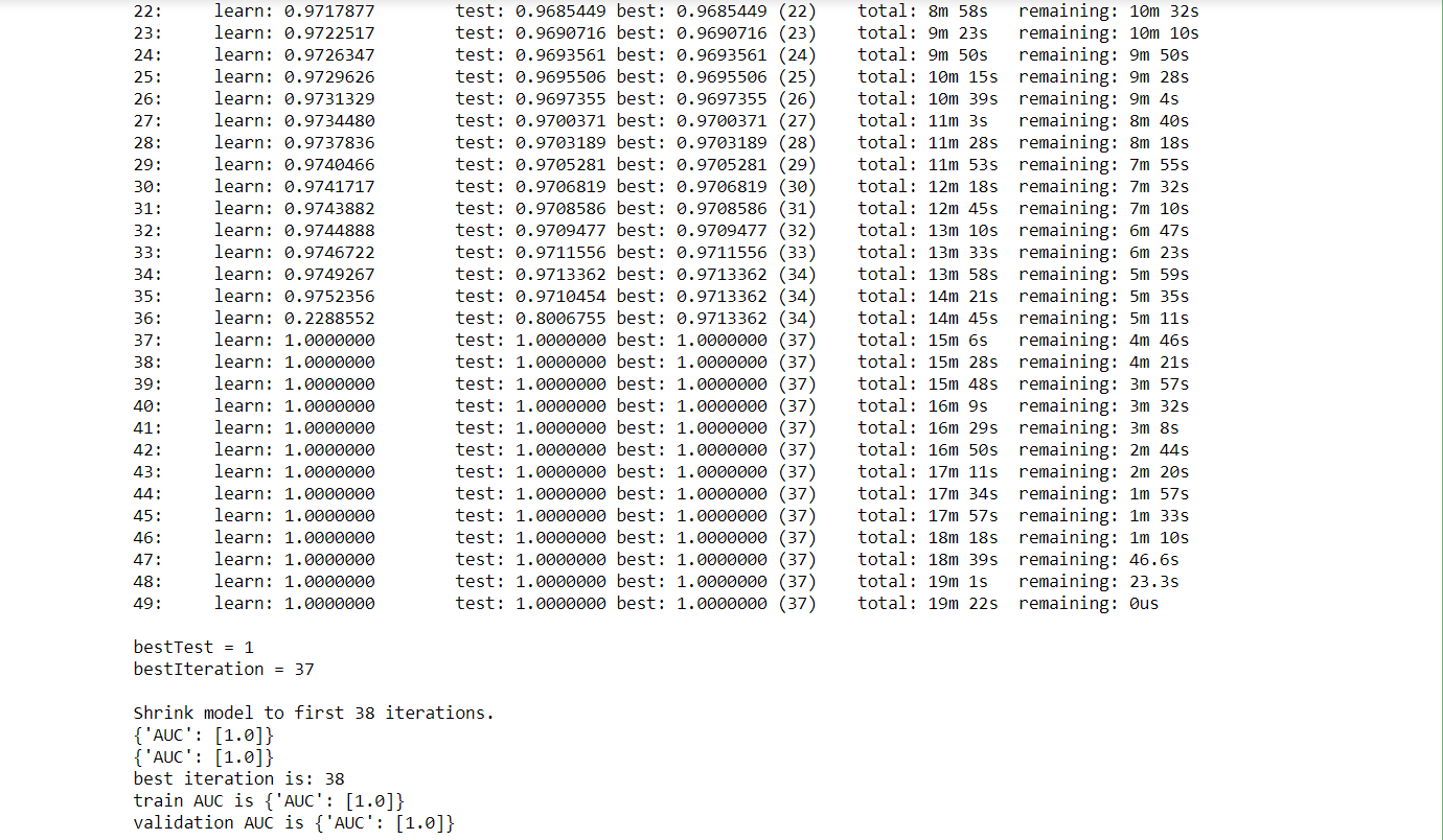 AUC calculation issue and predict_proba gives nan · Issue #335 · catboost/catboost · GitHub