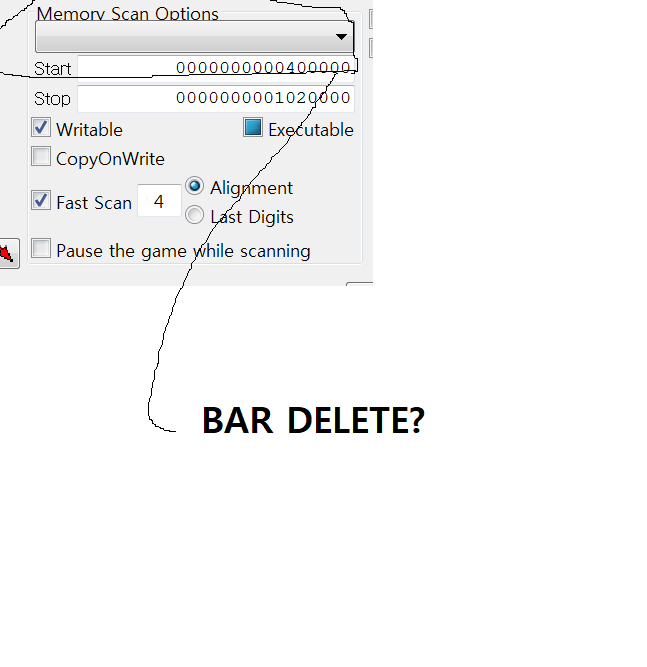 memory scan option view bug? · Issue #519 · cheat-engine/cheat-engine ...