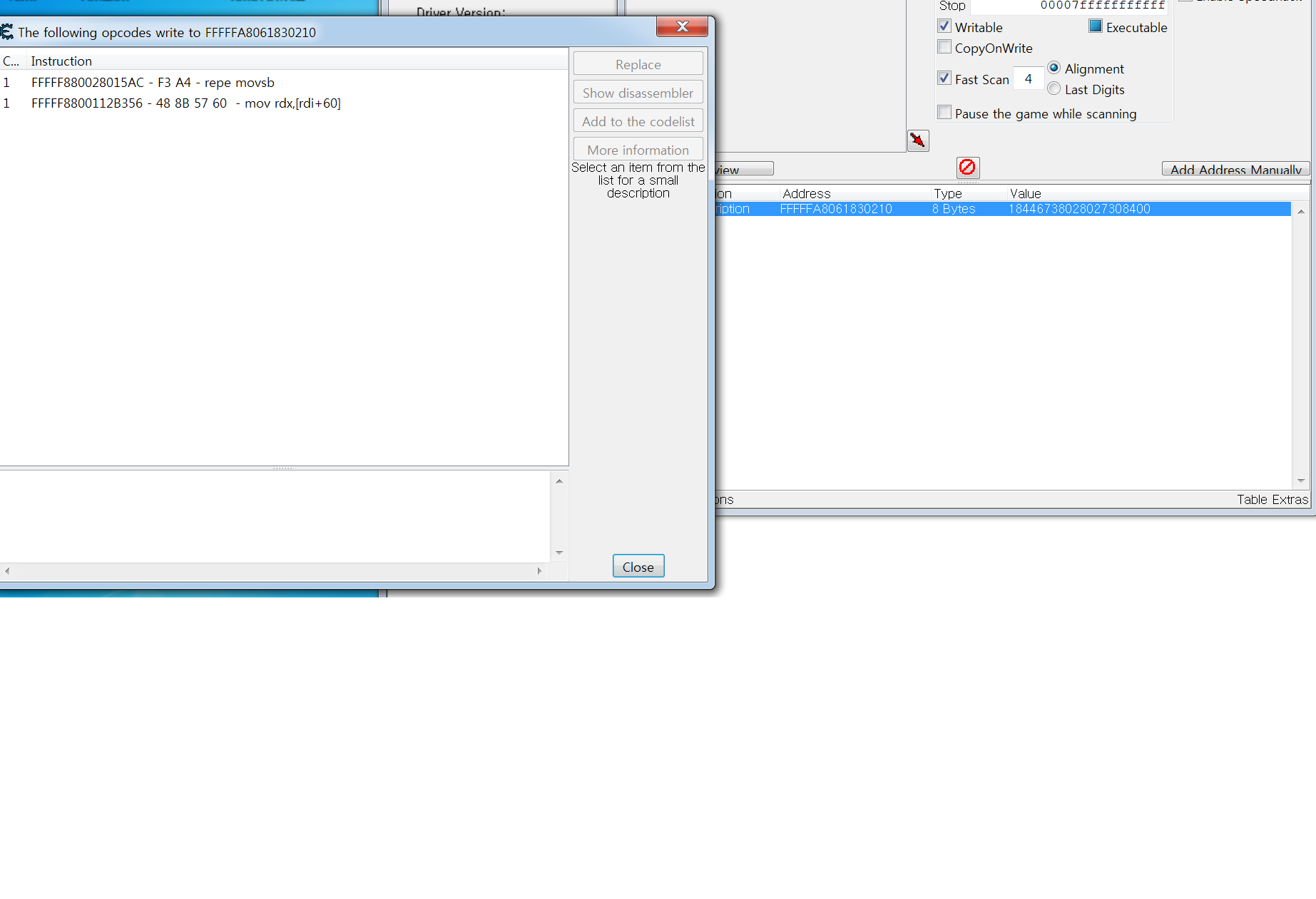 Dbvm Find What Access Kernel Address · Issue 543 · Cheat Enginecheat Engine · Github 