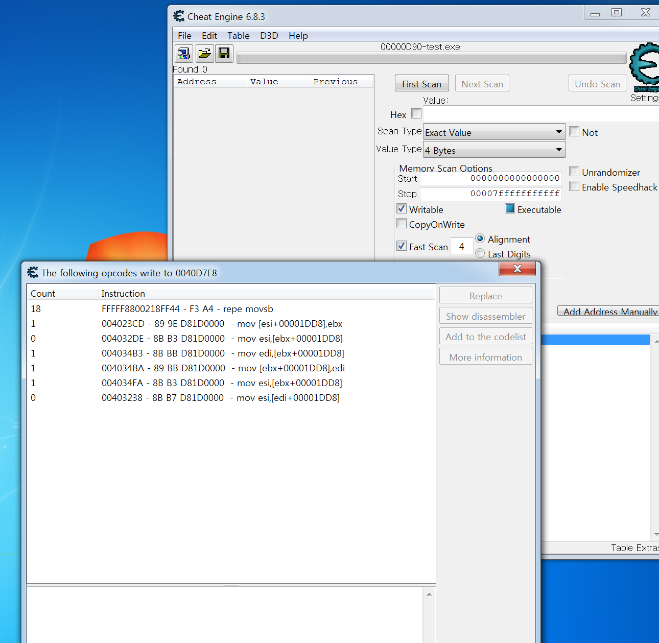 Dbvm Find What Access No Debug 683 · Issue 547 · Cheat Enginecheat Engine · Github
