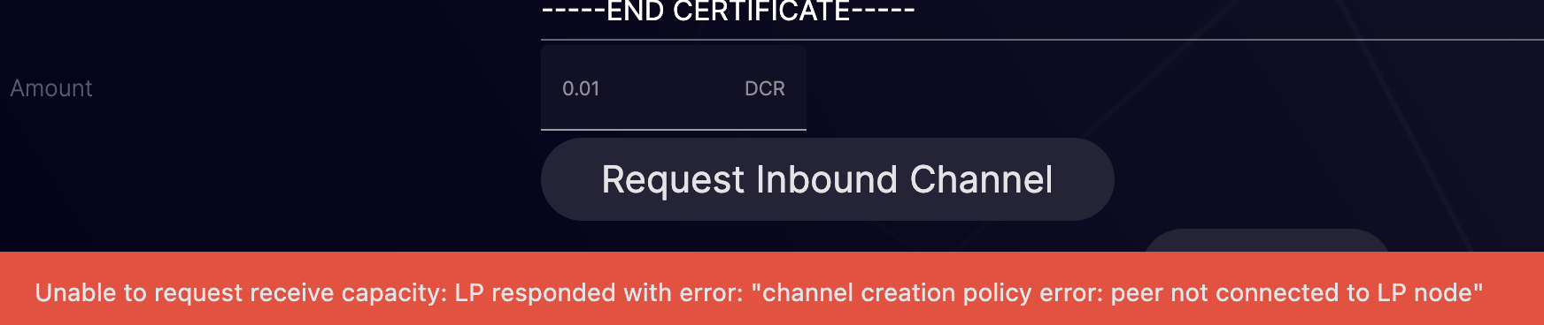 Unable to create an inbound channel · Issue #121 · companyzero/bisonrelay · GitHub