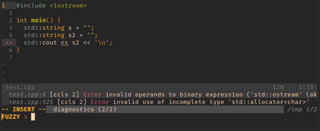 ccls shows errors in c++ standard library · Issue #817 · MaskRay/ccls · GitHub