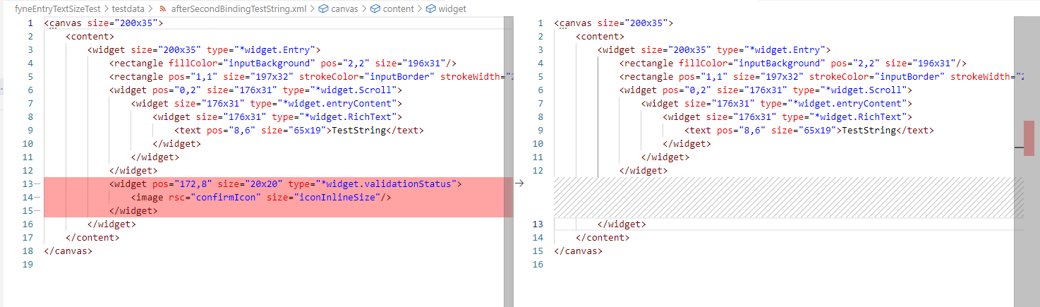 Inconsistent Validation Status Display on Entry widgets when binding ...
