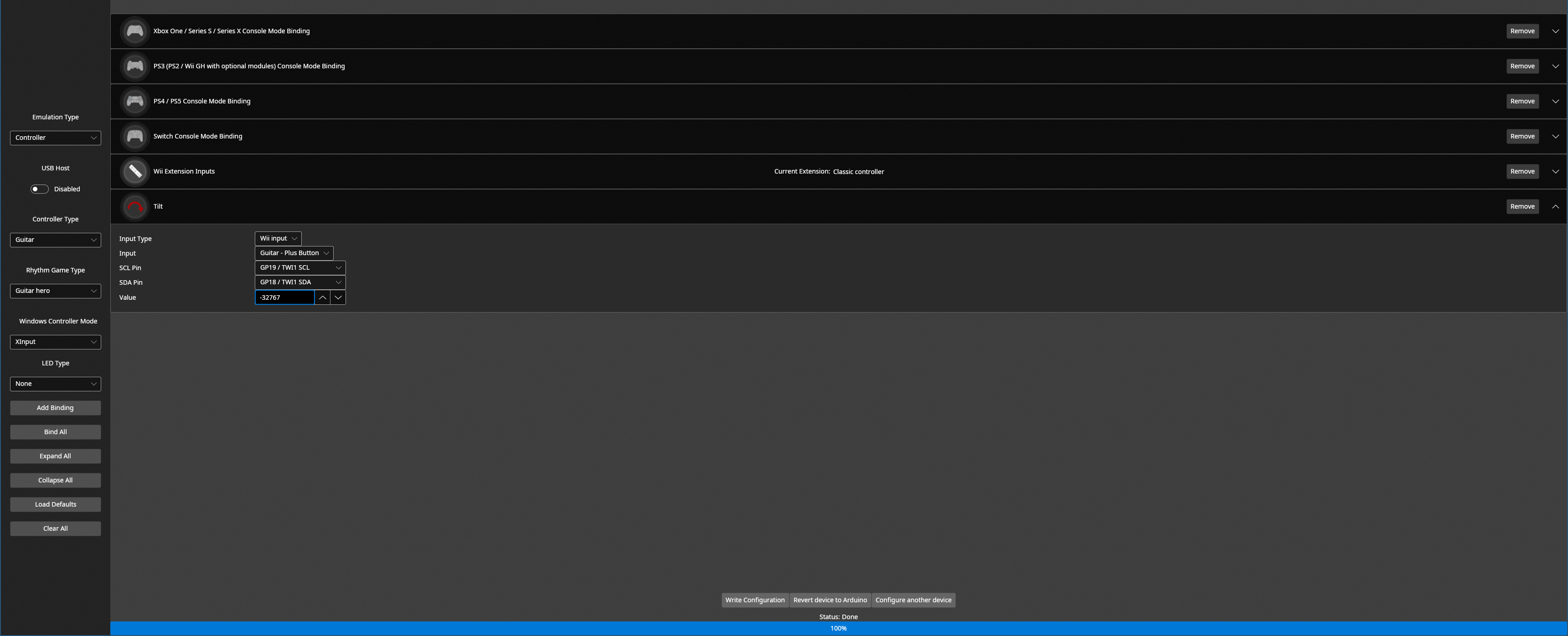 [Request] Bind a button from Wii guitar to simultaneously act as tilt activation · Issue #81 ...