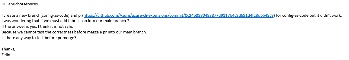 {CI} Add fabric config-as-code to support auto assign by wangzelin007 · Pull Request #4438 ...