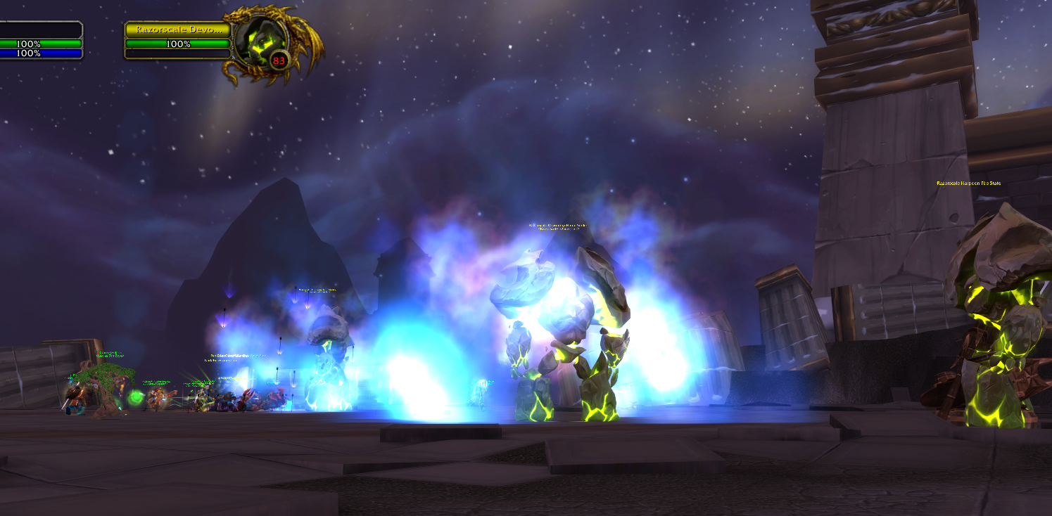 [Raid]Ulduar - Razorscale Boss Encounter - Razorscale Devouring Flame ...