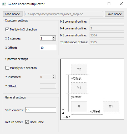 GitHub - aljazjelen/GCode_2D_LinearMultiplicator: This tool lets multiply your original GCode in ...