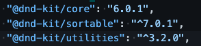 Error when using @dnd-kit/sortable with @dnd-kit/core version 7 or above · Issue #854 ...