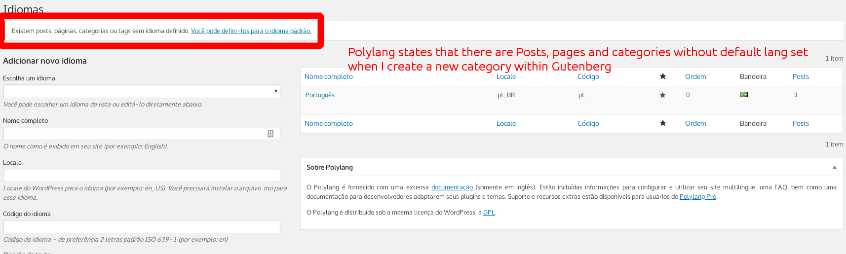 Polylang gutenberg category language problem · Issue #323 · polylang/polylang · GitHub