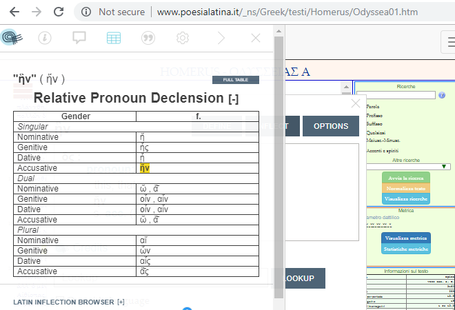 Greek Relative Pronoun Has Only The Neuter Gender · Issue 148 · Alpheios Projectinflection 