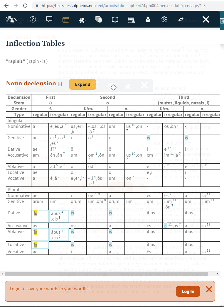 Firtst double click, the noun inflection is not loaded · Issue #657 · alpheios-project ...