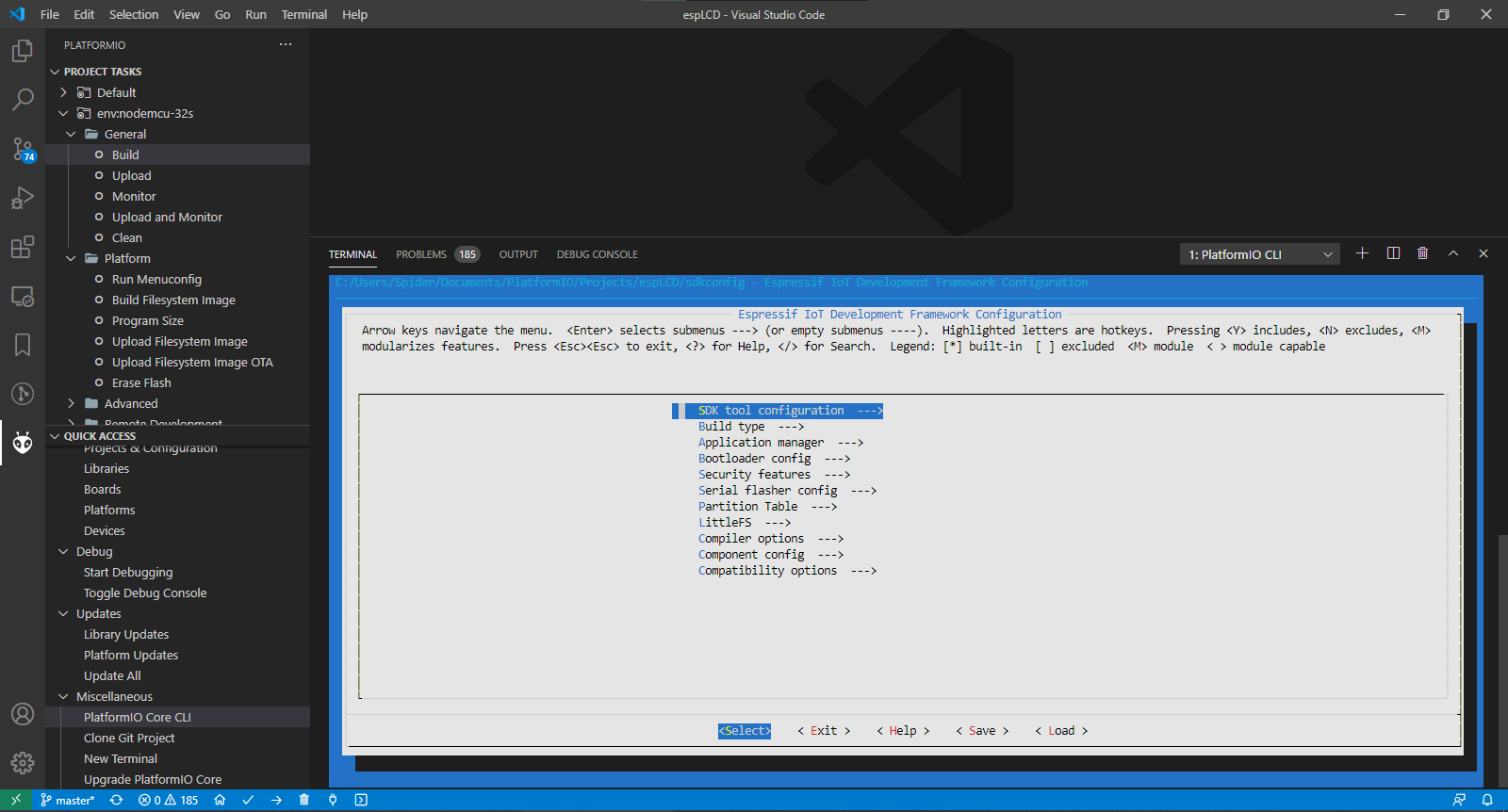 Menuconfig Up down Arrows Don t Work