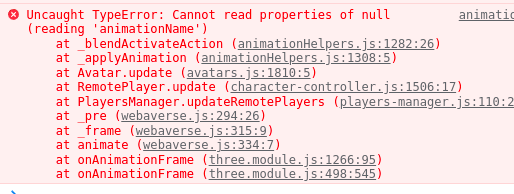 remotePlayer blendActivateAnimation · Issue #3334 · webaverse/app · GitHub