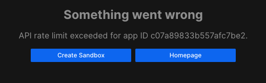 Rate Limit Exceeded for CodeSandbox · Issue #3125 · TanStack/table · GitHub