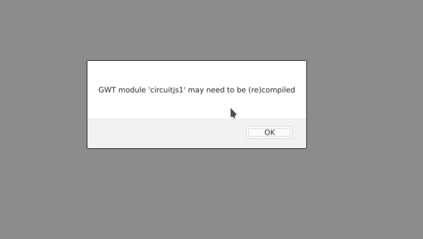 GWT module 'circuitjs1' may need to be (re)compiled · Issue #419 · sharpie7/circuitjs1 · GitHub