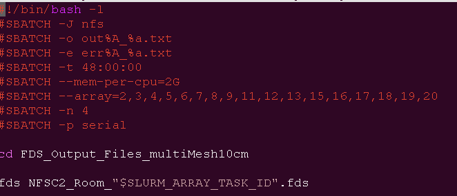 Running FDS 6.7.0 in the cluster (taito.csc.fi) · Issue #6629 · firemodels/fds · GitHub