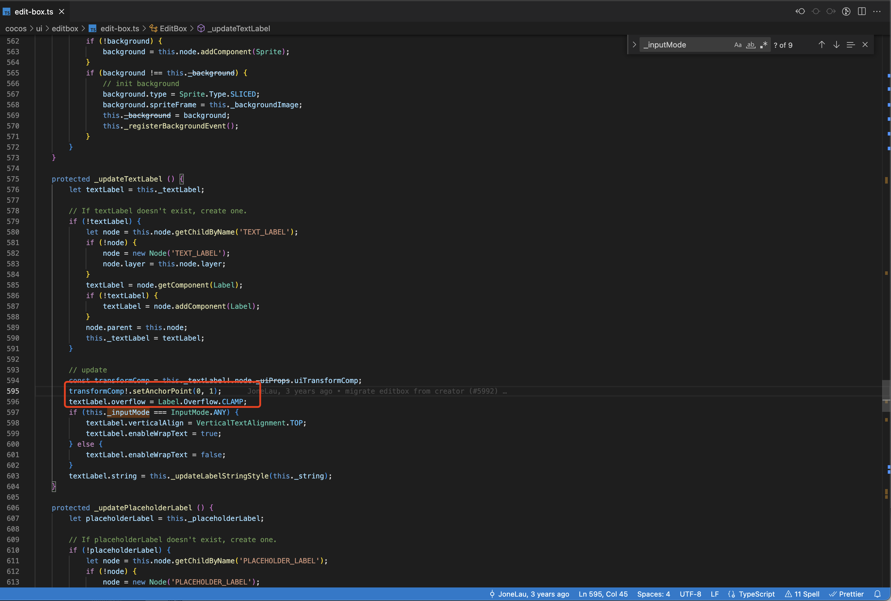 Editboxs Attribute Set To Default Automatically When Using With Prefab · Issue 13845 · Cocos 9115