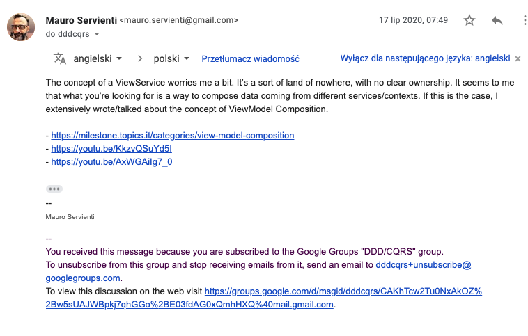 Event Sourcing | ViewModel Composition · Issue #3853 · MateuszNaKodach/SelfImprovement · GitHub
