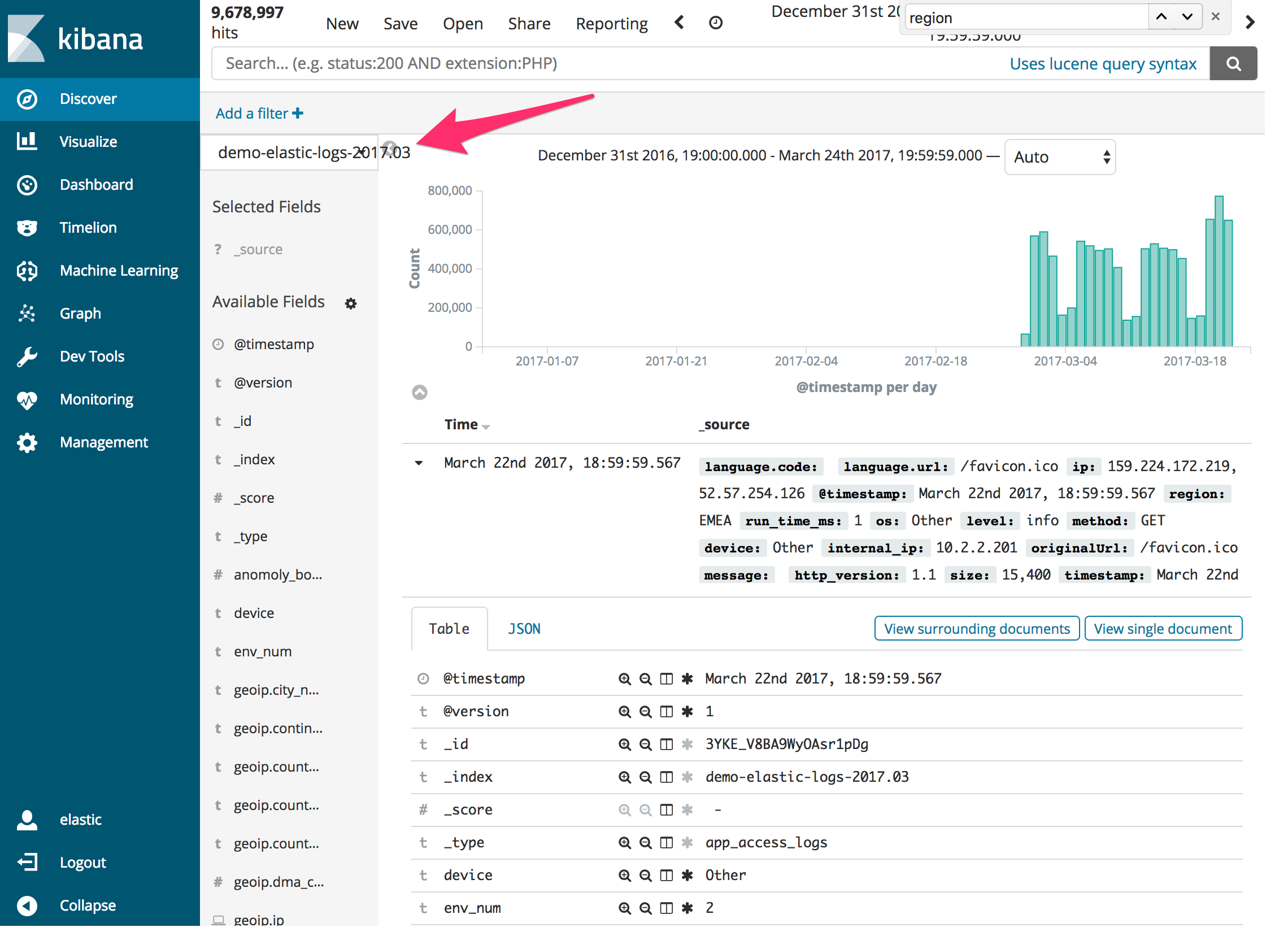 Index Name can overrun dropdown box area in Discover · Issue #15364 · elastic/kibana · GitHub