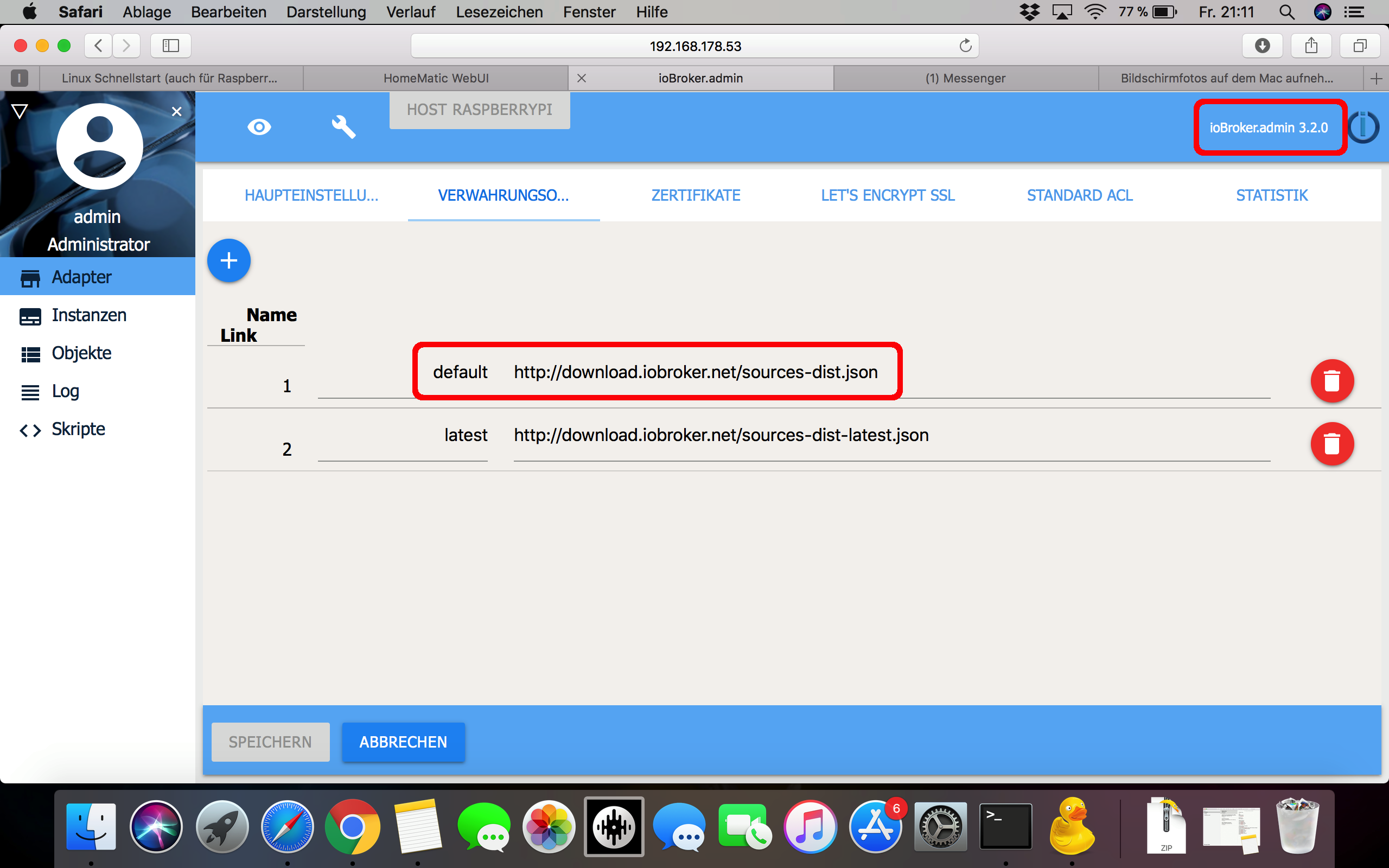 Admin 3 installed with "stable / default" repository · Issue #198 · ioBroker/ioBroker.admin · GitHub