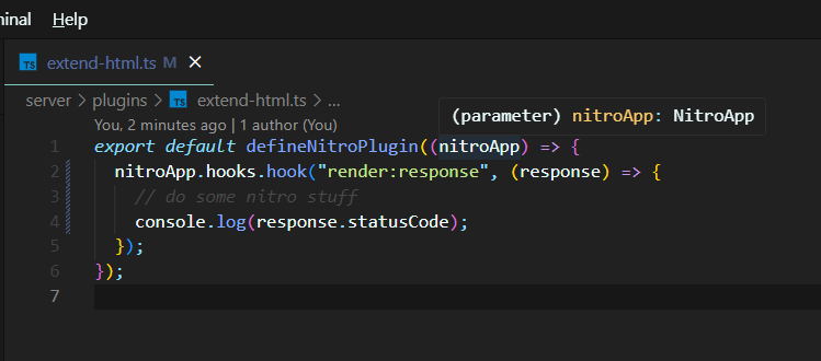 correct typings missing for `defineNitroPlugin` inside `server/plugins` · Issue #15088 · nuxt ...