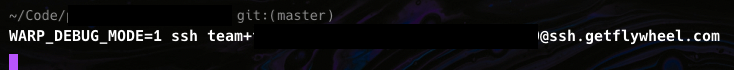 SSH fails when connecting to Flywheel · Issue #1758 · warpdotdev/Warp · GitHub