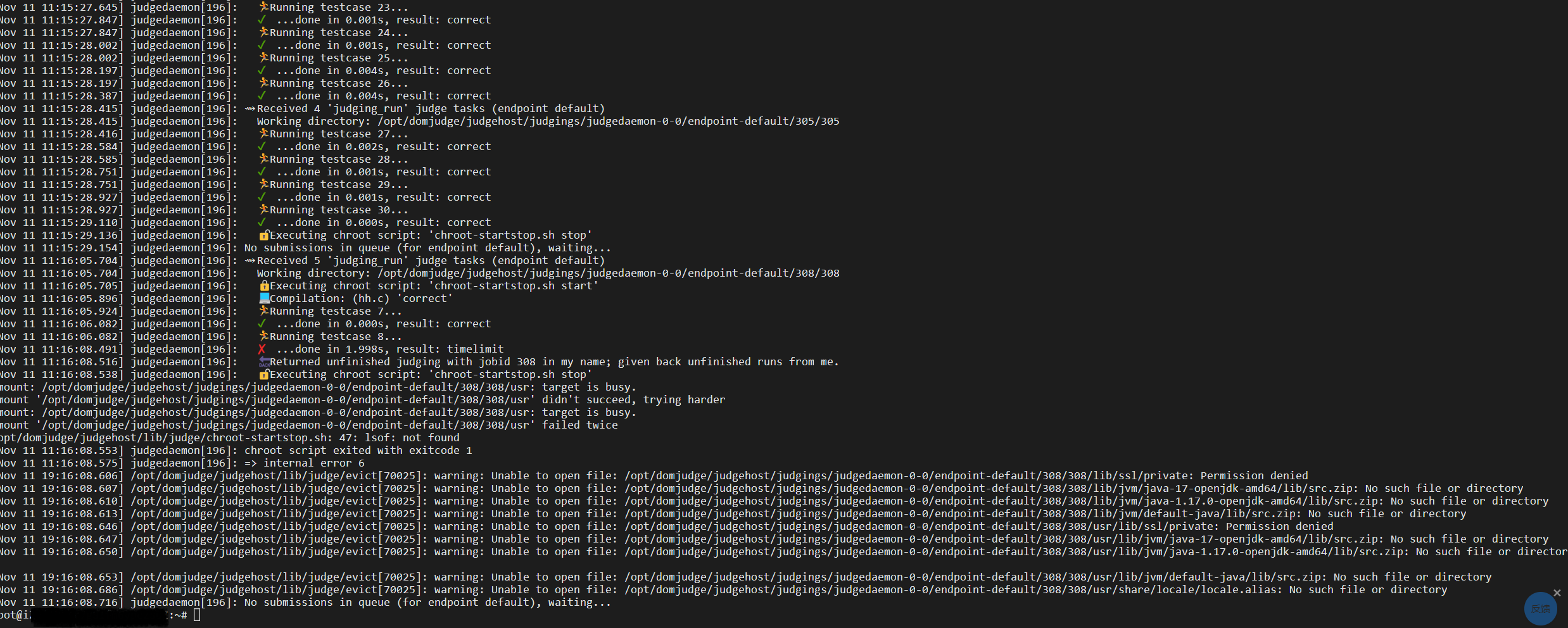 Missing `lsof` in judgehost docker · Issue #159 · DOMjudge/domjudge-packaging · GitHub