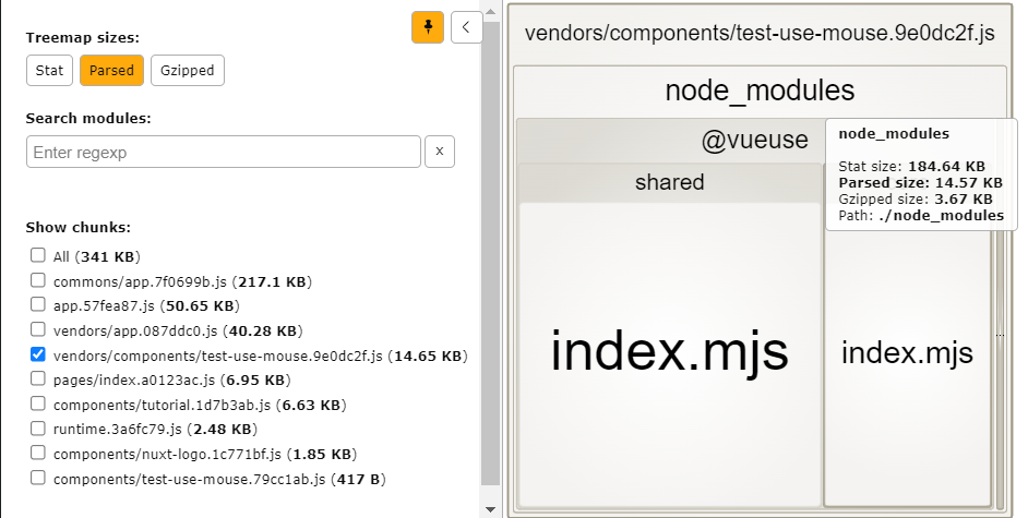 duplicate modules and broken tree shaking in Nuxt2 (webpack4) · Issue #1239 · vueuse/vueuse · GitHub