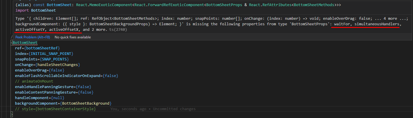 Broken types in v3 · Issue #280 · gorhom/react-native-bottom-sheet · GitHub
