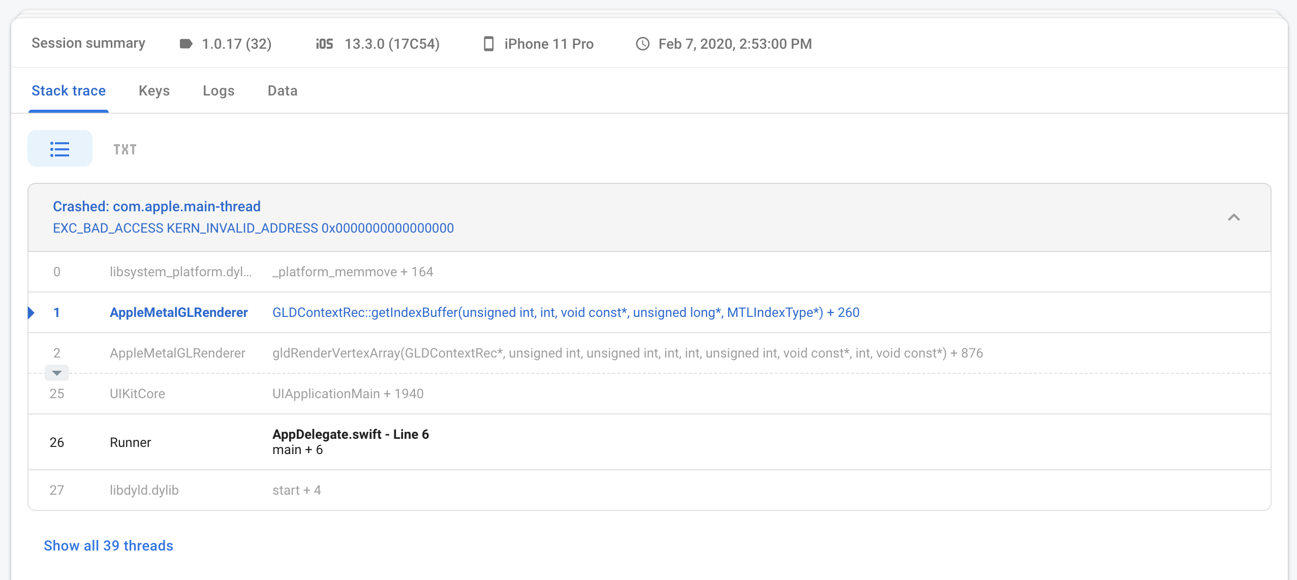 iOS app crashed when pop FlutterViewController · Issue #41594 · flutter/flutter · GitHub