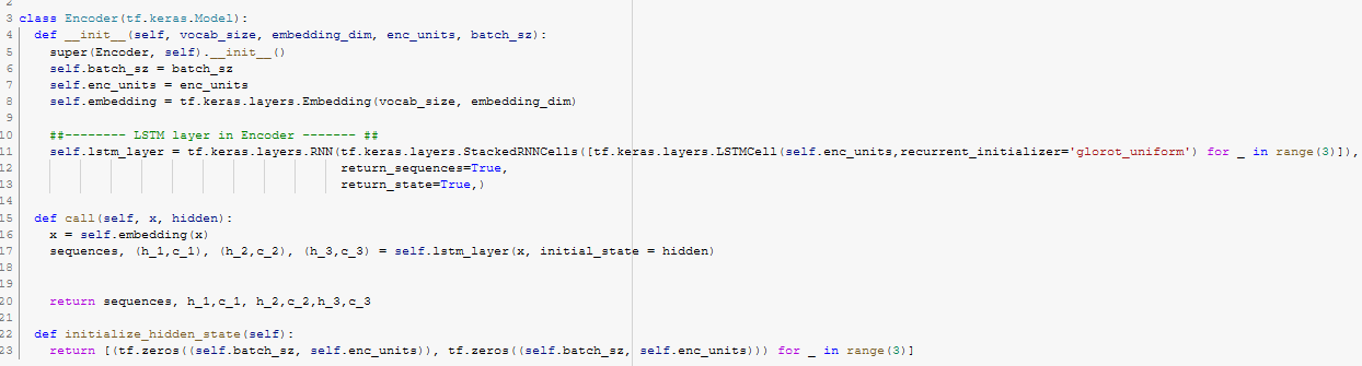 tfa.seq2seq: Error in AttentionWrapperState when the Decoder has Stacked RNN cells. · Issue ...