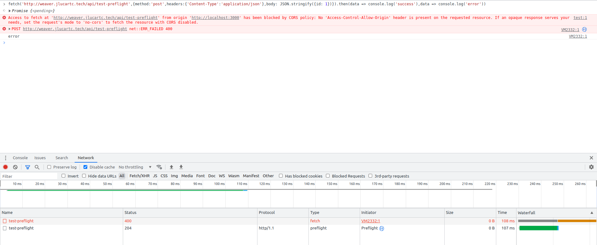 fetch could reject when 400 is returned · Issue #17115 · mdn/content · GitHub