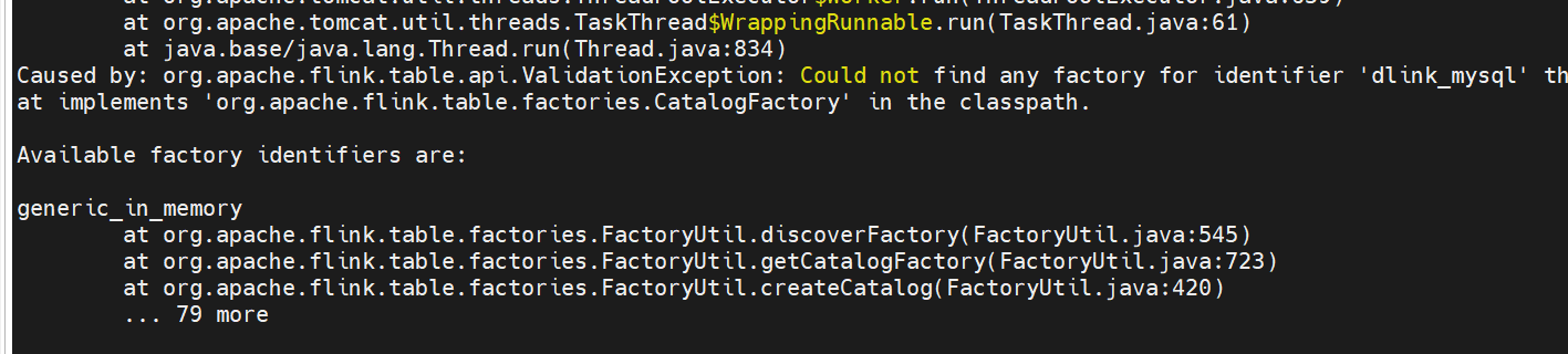 [Bug] [dlink-catalog-mysql-1.16] META-INF/services folder not created · Issue #1421 · DataLinkDC ...