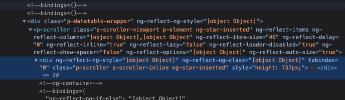 p-table: table collapse on filter set · Issue #12672 · primefaces/primeng · GitHub