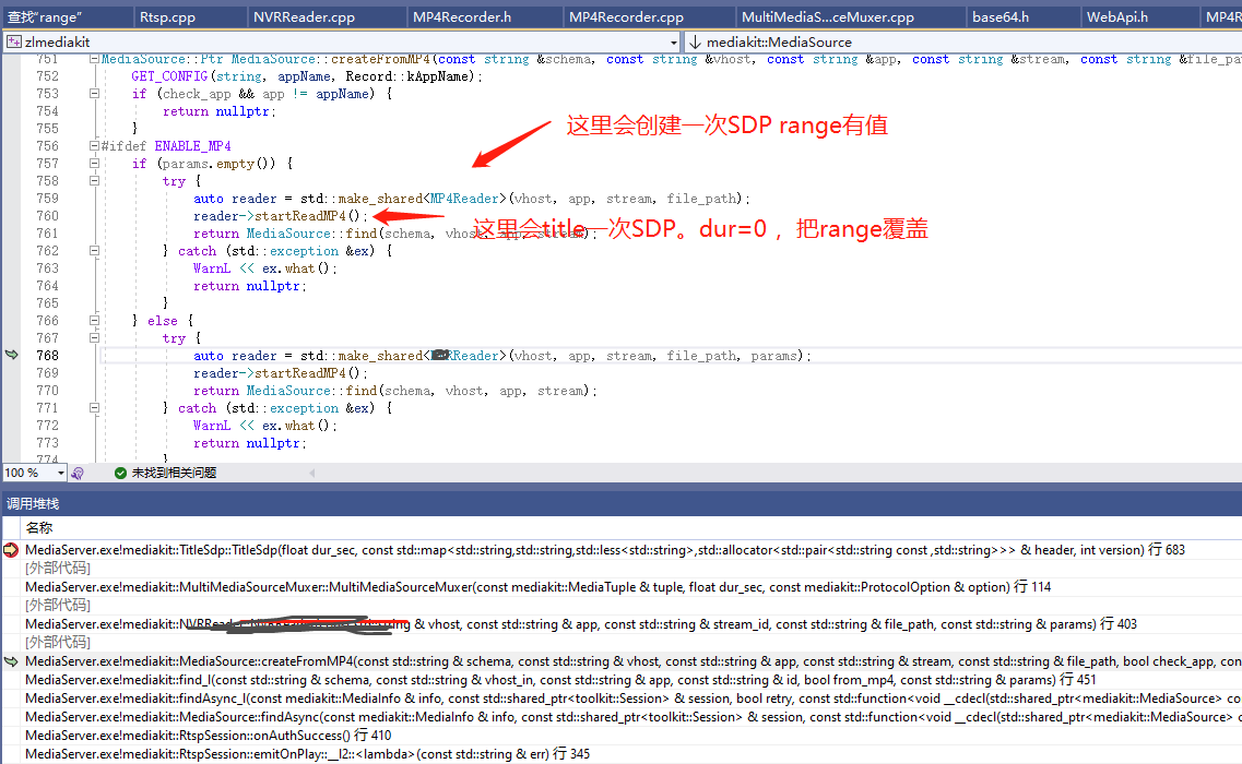 [BUG] 点播录像的时候SDP中的range会被篡改 · Issue #2772 · ZLMediaKit/ZLMediaKit · GitHub