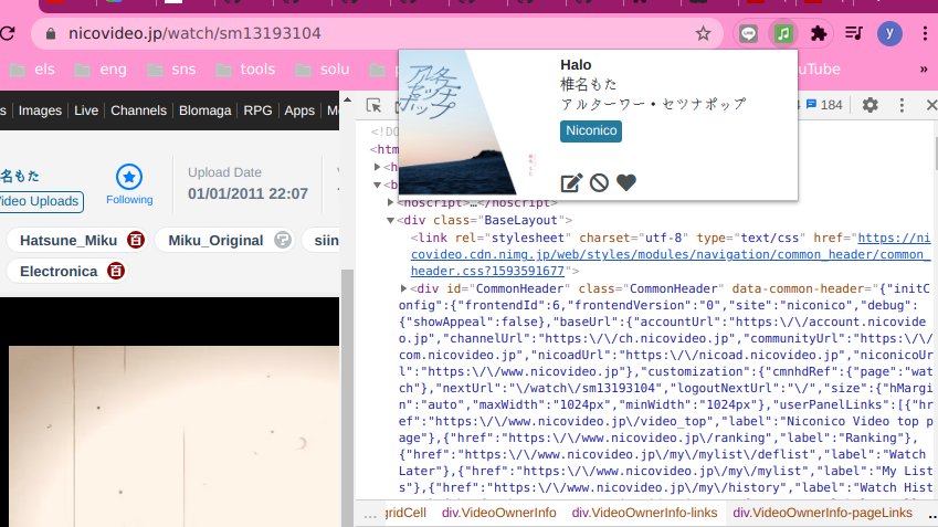 Add support for nicovideo.jp · Issue #1932 · web-scrobbler/web-scrobbler · GitHub