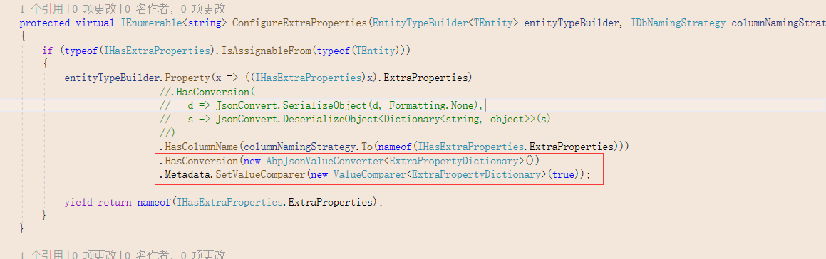 Converter for model type 'Dictionary ' cannot be used for 'Member.ExtraProperties' because its ...
