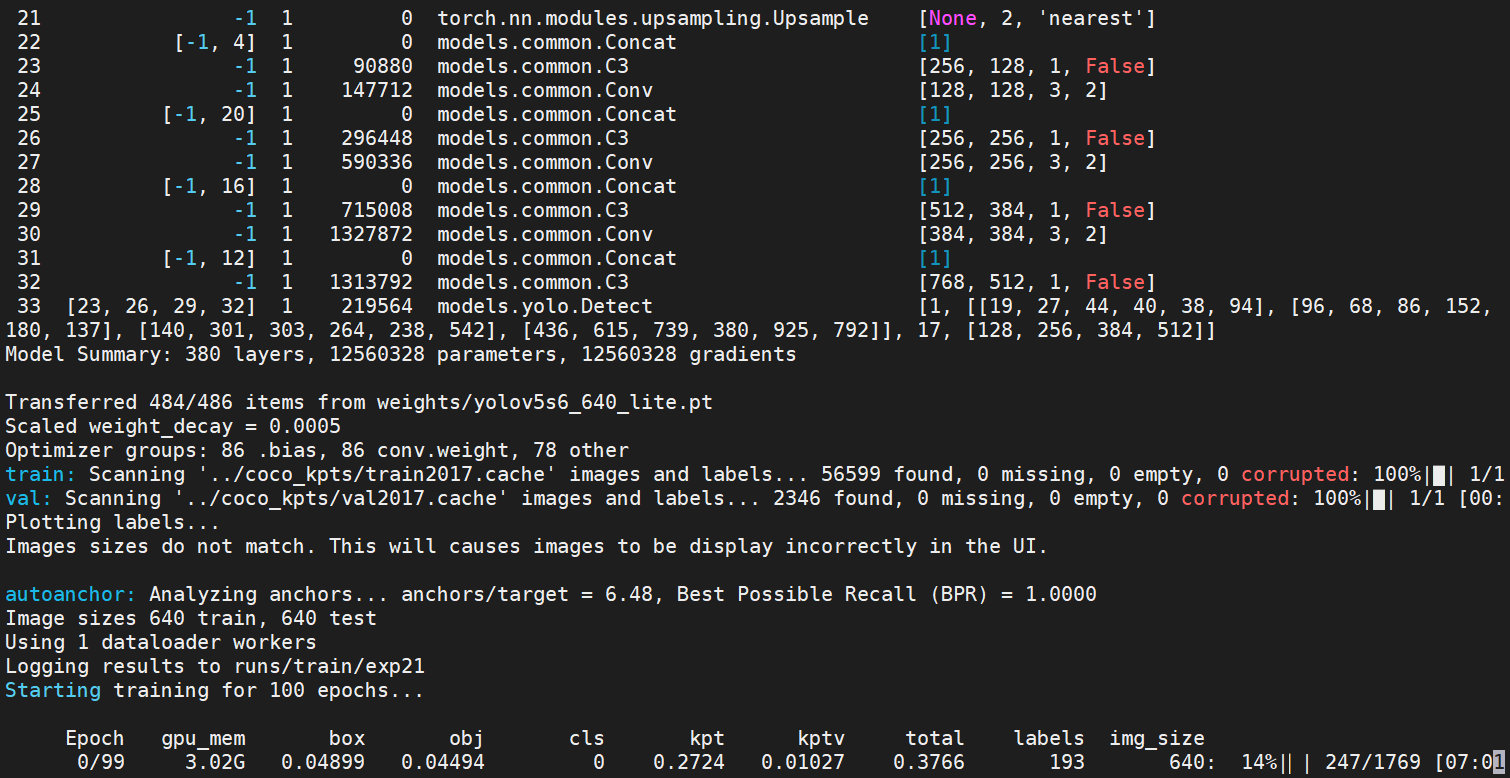 something question about training · Issue #58 · TexasInstruments/edgeai-yolov5 · GitHub