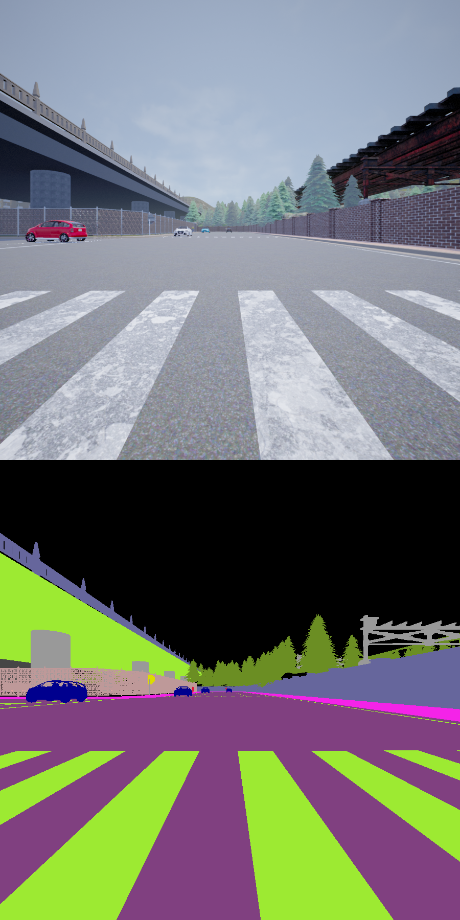 Semantic segmentation: Road lines and Bridges · Issue #2129 · carla ...