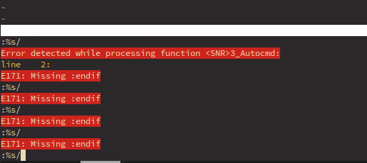 E171 when losing focus during substitution with inccommand set in neovim · Issue #1064 ...
