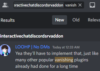 Vanish issue opened a year ago - DiscordSRV · Issue #7338 · Zrips/CMI · GitHub