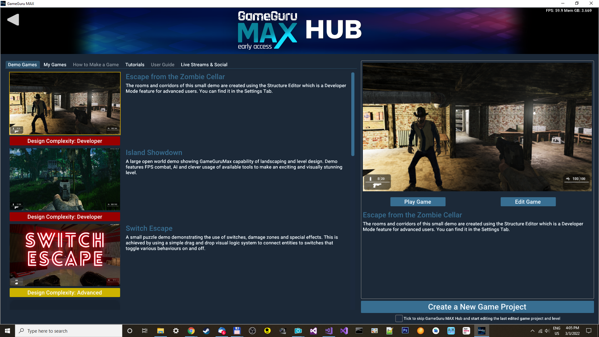 GameGuru HUB - can it be full screen? · Issue #2359 · TheGameCreators/GameGuruRepo · GitHub