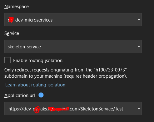 Neither any api endpoint is accessible nor any breakpoints hits for service startup code when ...